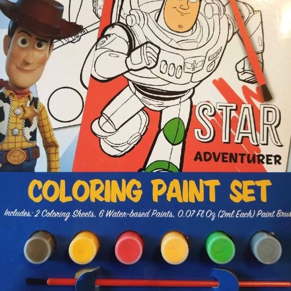 Disney | Accessories | Disney Toy Story 4 Color Your Own Posters Set ...